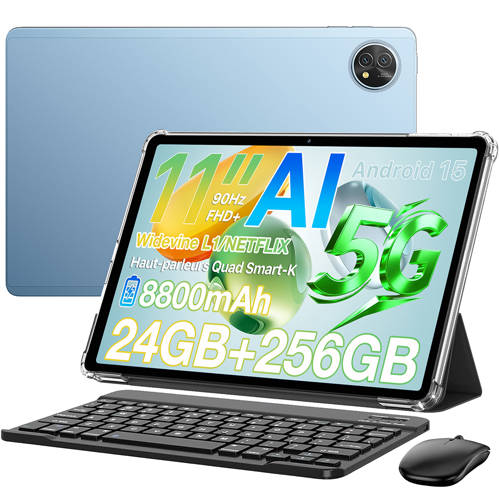 BLACKVIEW ZENO 10, 256 GB, Azul, 11 " Full-HD+, UMS9621S(T8200),Octa ...