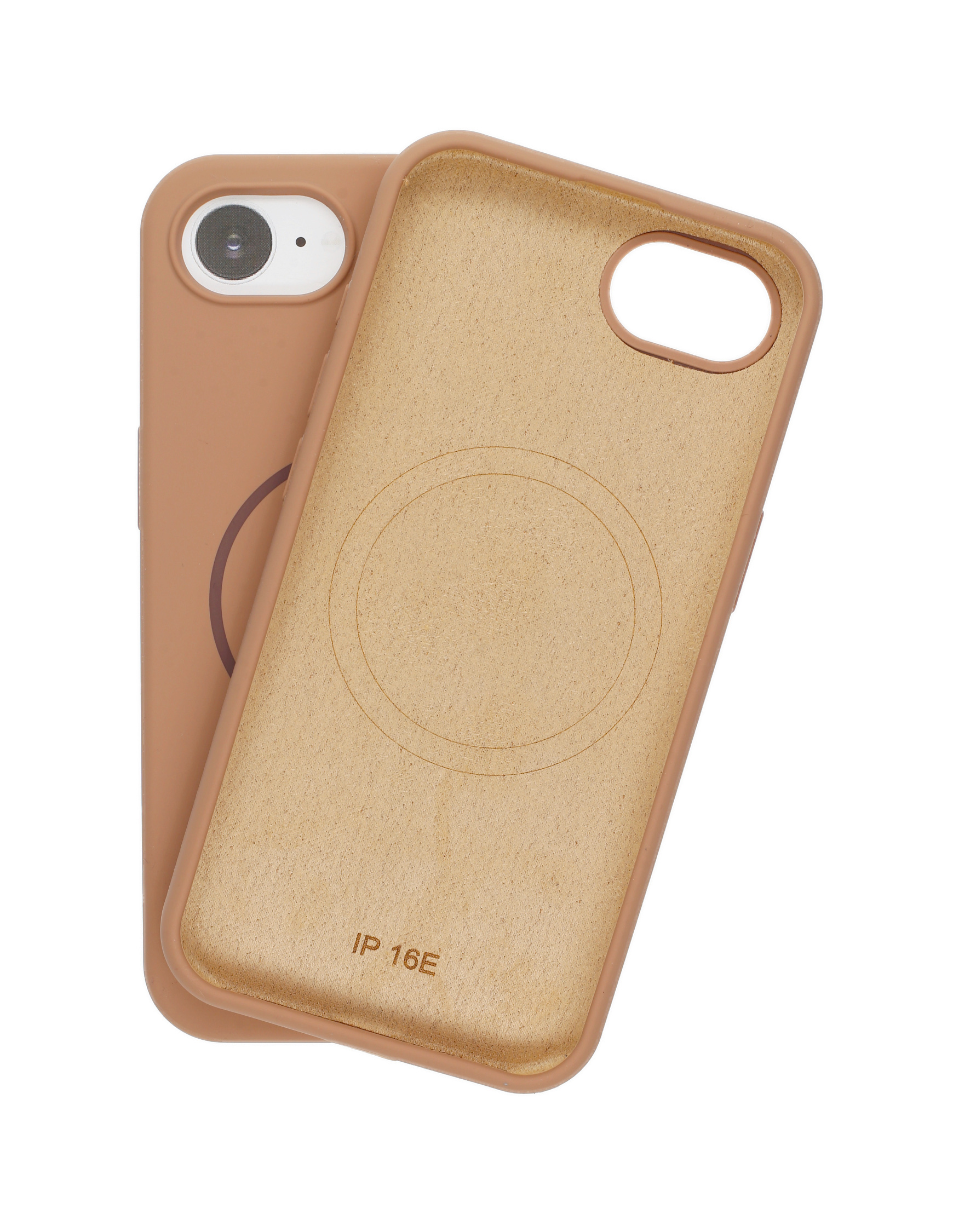 JAMCOVER Silikon Silk Touch Case, Backcover, Apple, iPhone 16e, Braun ...