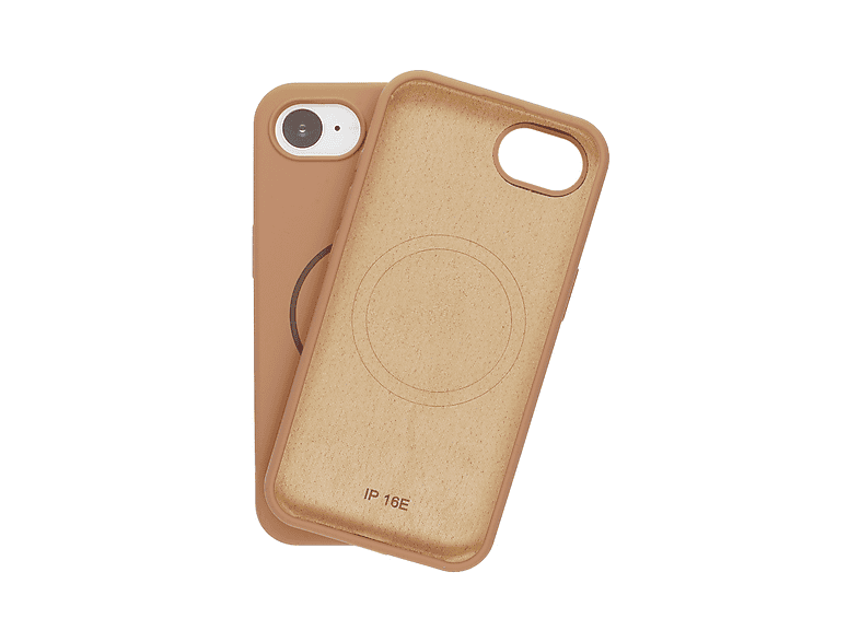 JAMCOVER Silikon Silk Touch Case, Backcover, Apple, iPhone 16e, Braun ...