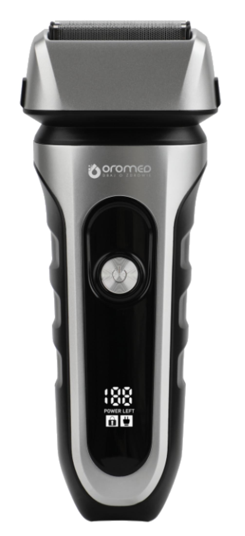 RASOIO ELETTRICO OROMED OROSHAVER, Lavabile, 3 lame, Testina a tre lame ...
