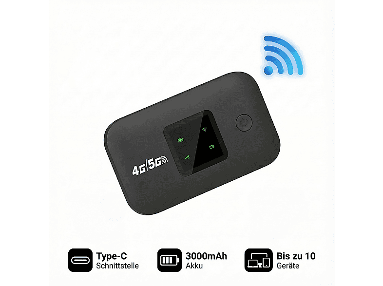 OOKURA Tragbarer 4G Mobiler WLAN Hotspot Wlan-Router | MediaMarkt