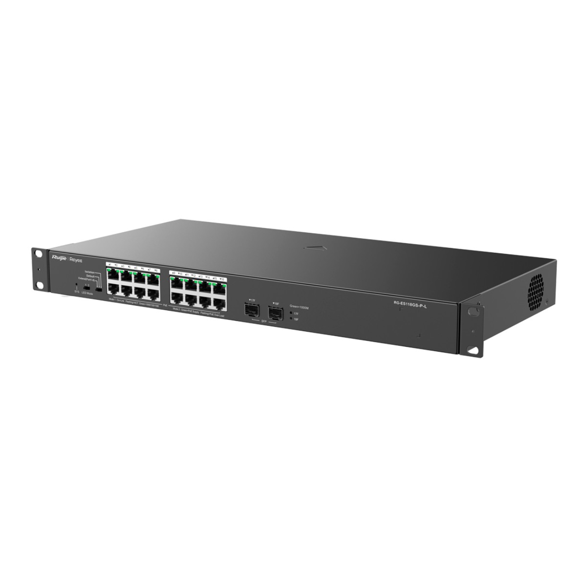 SWITCH REYEE BY RUIJIE RGES118GSPL, Gigabit, Unmanaged, 16 Porte eth ...