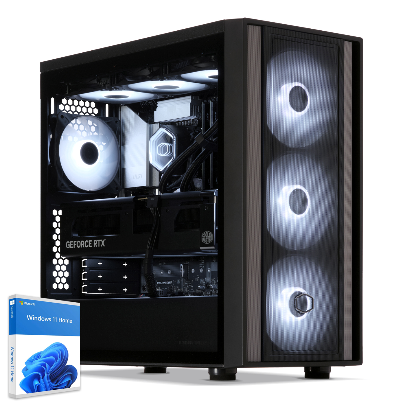 SEDATECH Intel i9-12900KF mit Wasserkühlung, Gaming PC mit Intel® Core ...