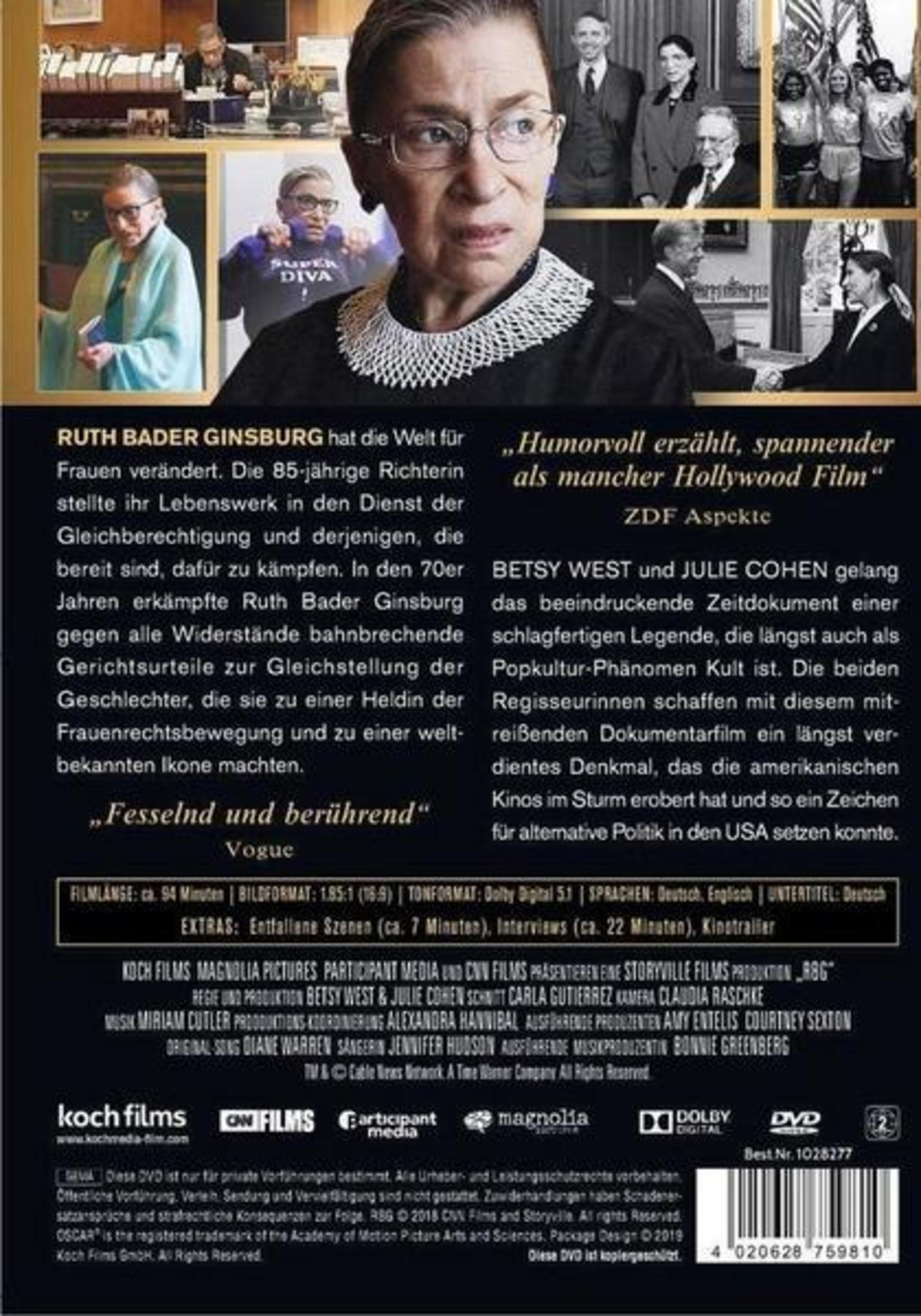 RBG | Ein Leben für die Gerechtigkeit (DVD) DVD | MediaMarkt