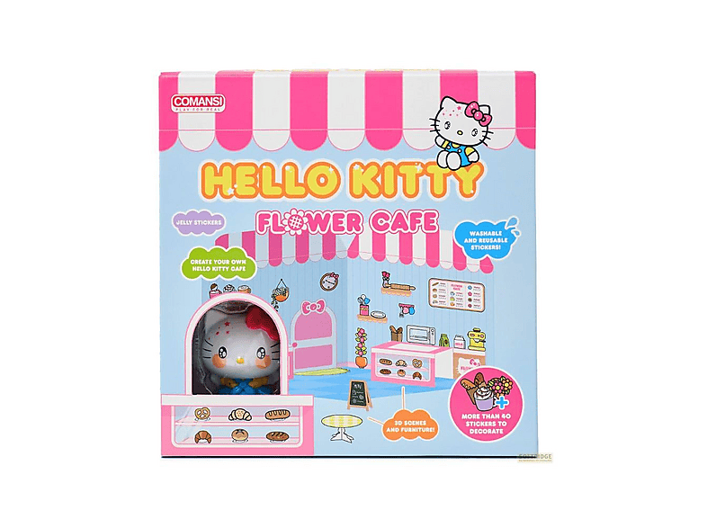 Hello Kitty and Friends Minifigur Sticker House Hello Kitty Flower Café ...