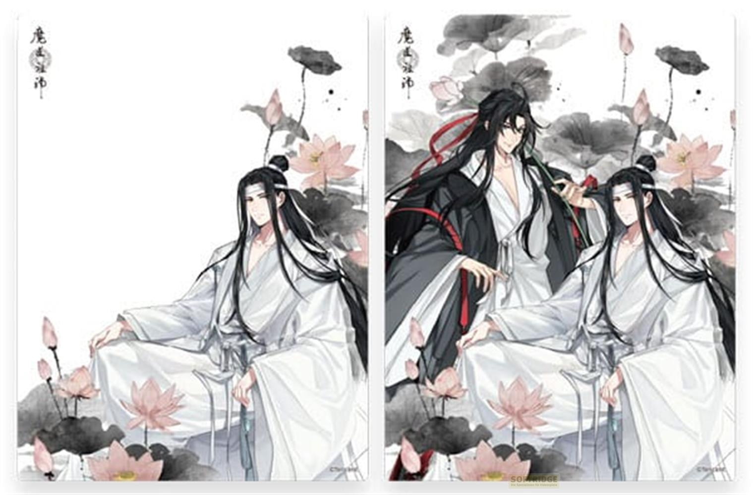 Grandmaster of Demonic Cultivation 3D-Effekt Karte Wei Wuxian & Lan ...