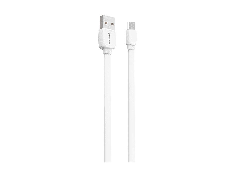 Cable USB a Micro USB | NOVOTECK S-054, USB 2.0, Blanco | MediaMarkt