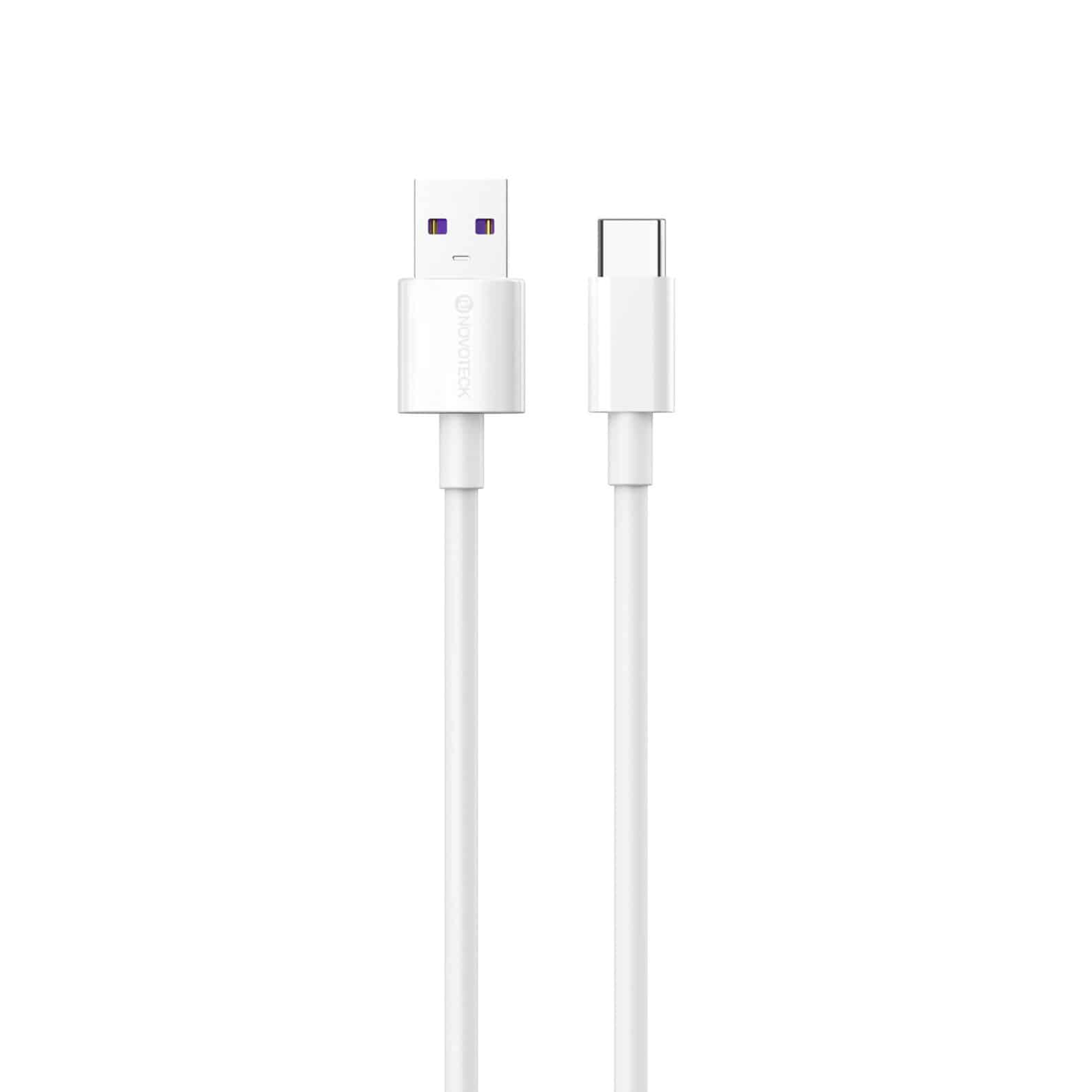 Cable USB a USB-C | NOVOTECK S-096 Blanco, USB 2.0, Blanco | MediaMarkt