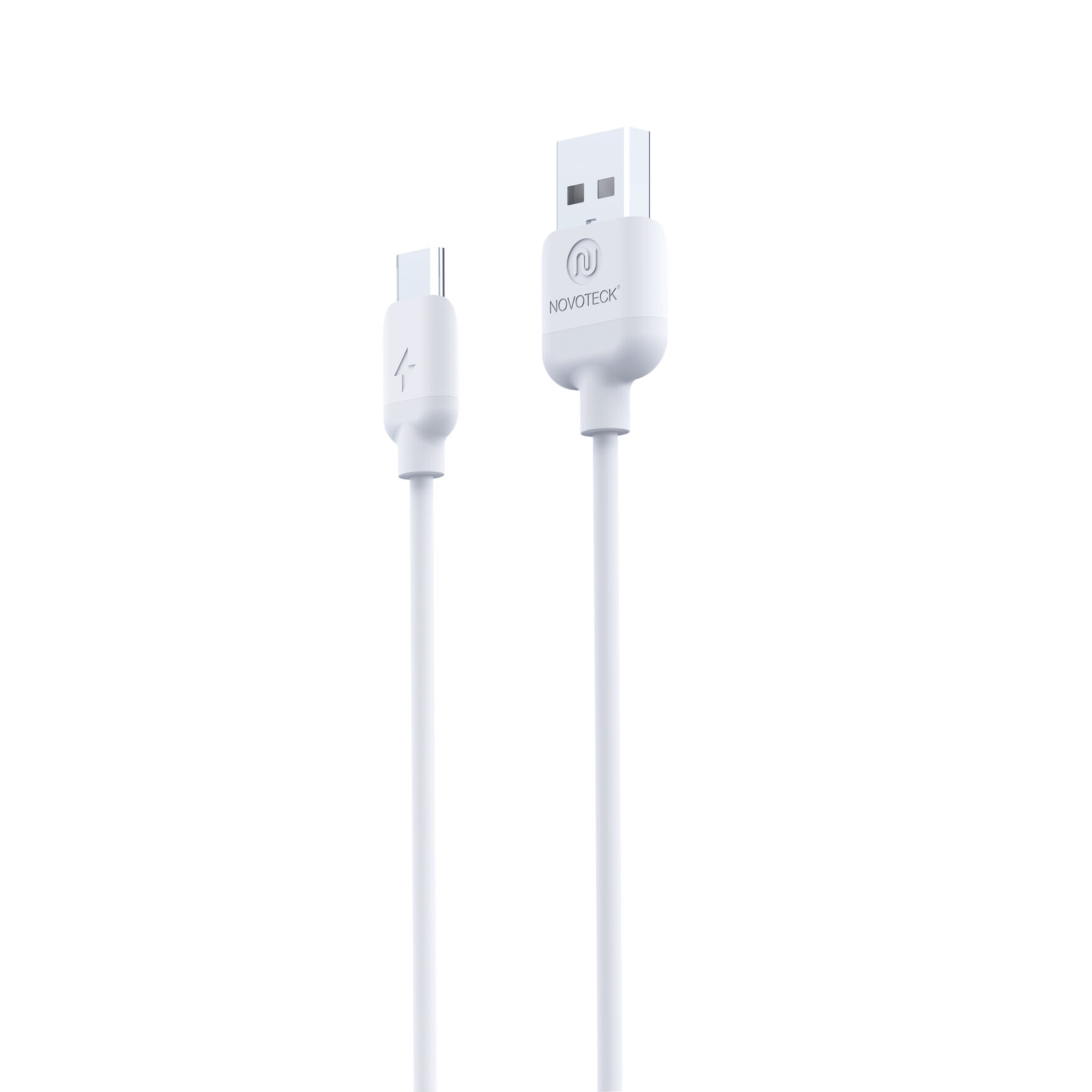 Cable USB a USB-C | NOVOTECK S-057 Blanco, USB 2.0, Blanco | MediaMarkt