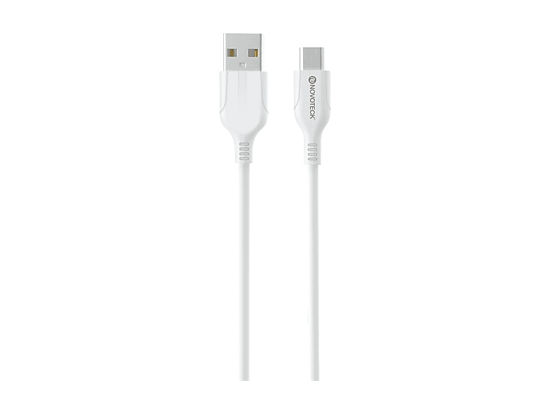 Cable USB a Micro USB | NOVOTECK S-040, USB 2.0, Blanco | MediaMarkt