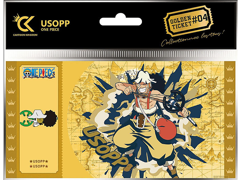 Sammlerticket | Golden Tickets Black Edition - One Piece - Usopp ...
