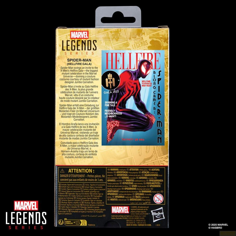 The Amazing Spider-Man Marvel Legends Actionfigur Spider-Man Hellfire ...