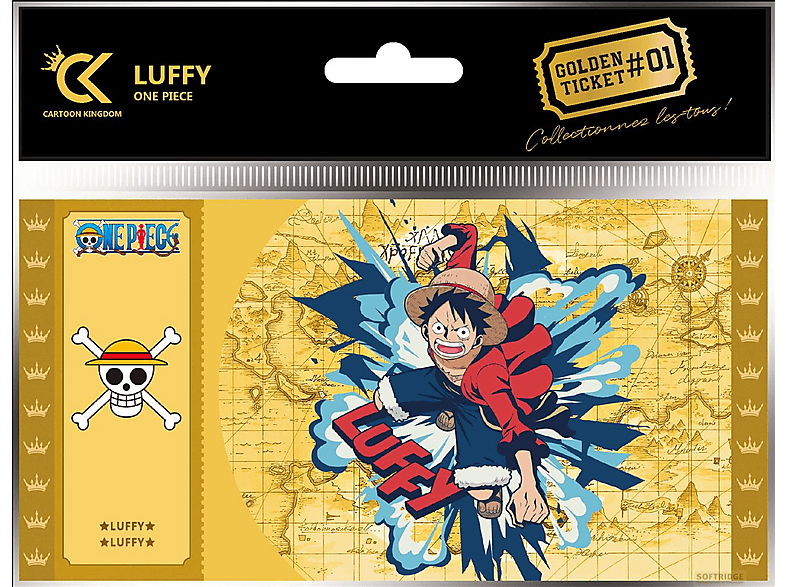 Sammlerticket | Golden Tickets Black Edition - One Piece - Monkey D ...