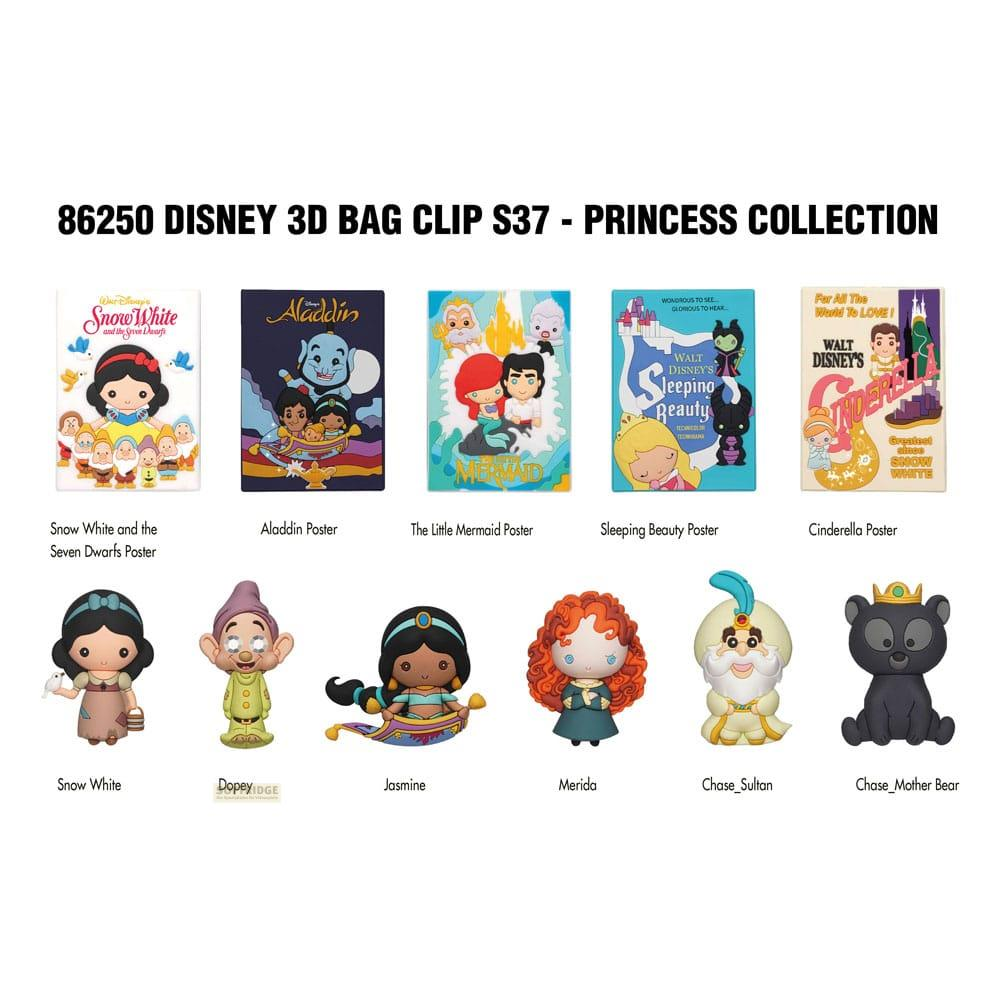 Disney 3D PVC-Taschenanhänger Ultimate Princess Series 37 Display (24 ...