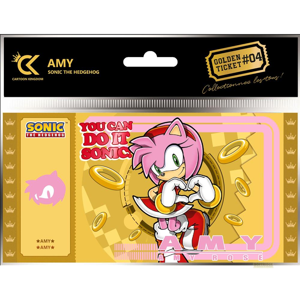 Sammlerticket | Golden Tickets Black Edition - Sonic the Hedgehog - Amy ...