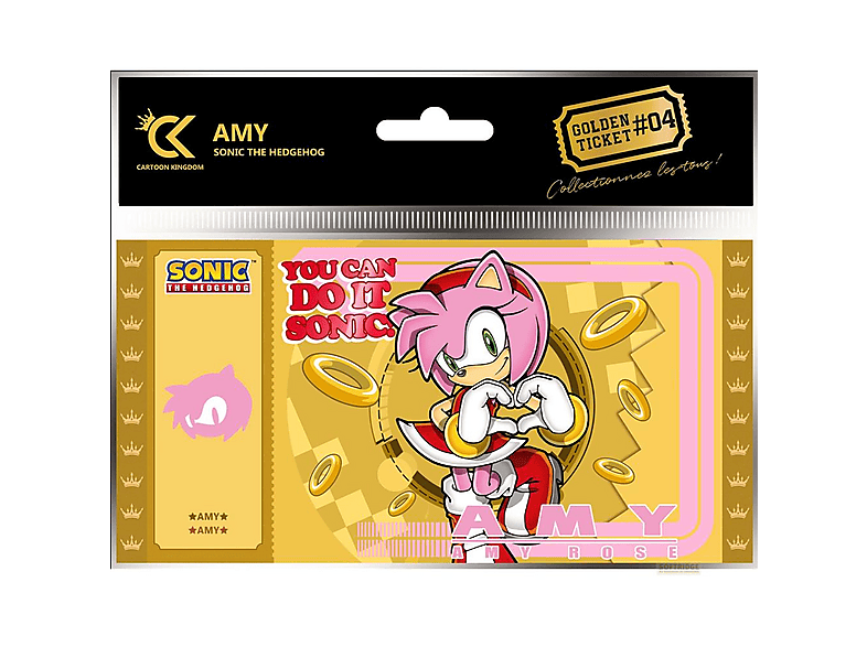 Sammlerticket | Golden Tickets Black Edition - Sonic the Hedgehog - Amy ...