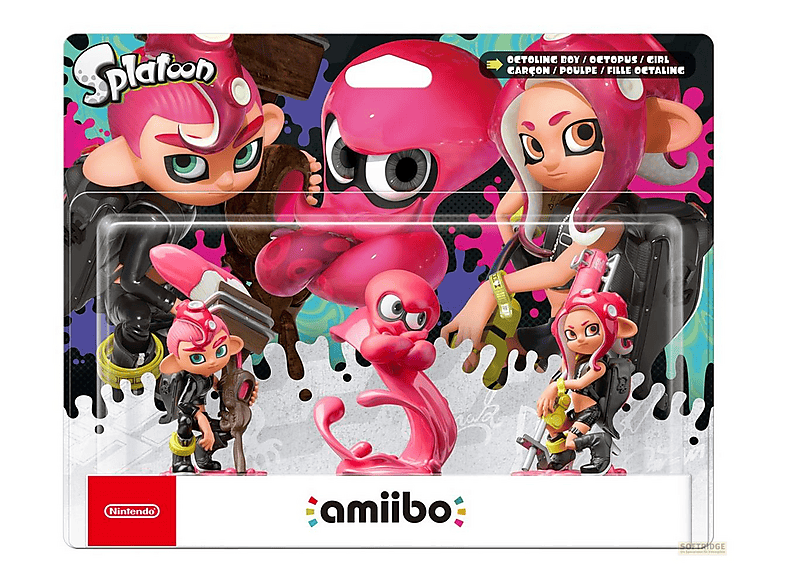Amiibo Figur: Oktoling Bundle | Splatoon 2 (Mädchen, Junge & Oktoling ...