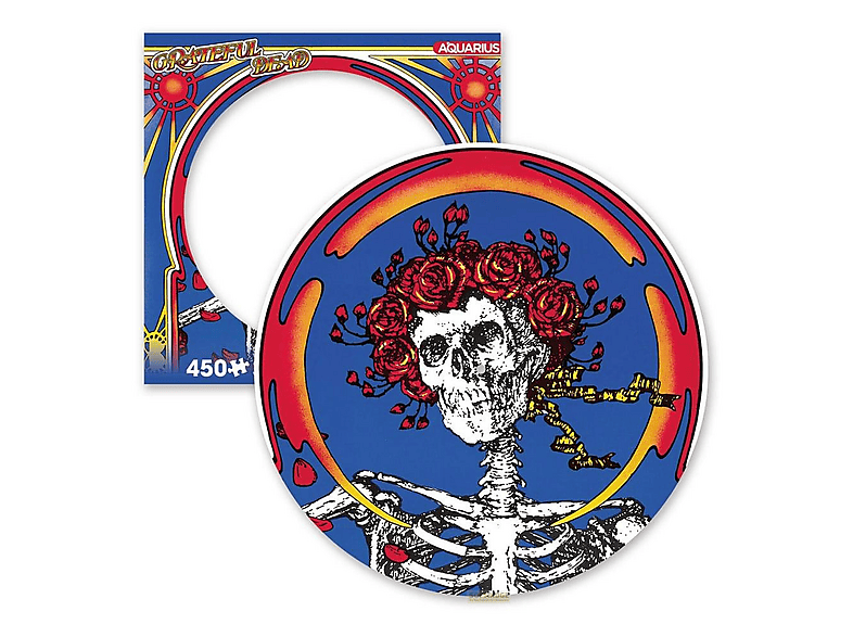 Grateful Dead: Skull & Roses 450 Piece Picture Disc Jigsaw Puzzle ...