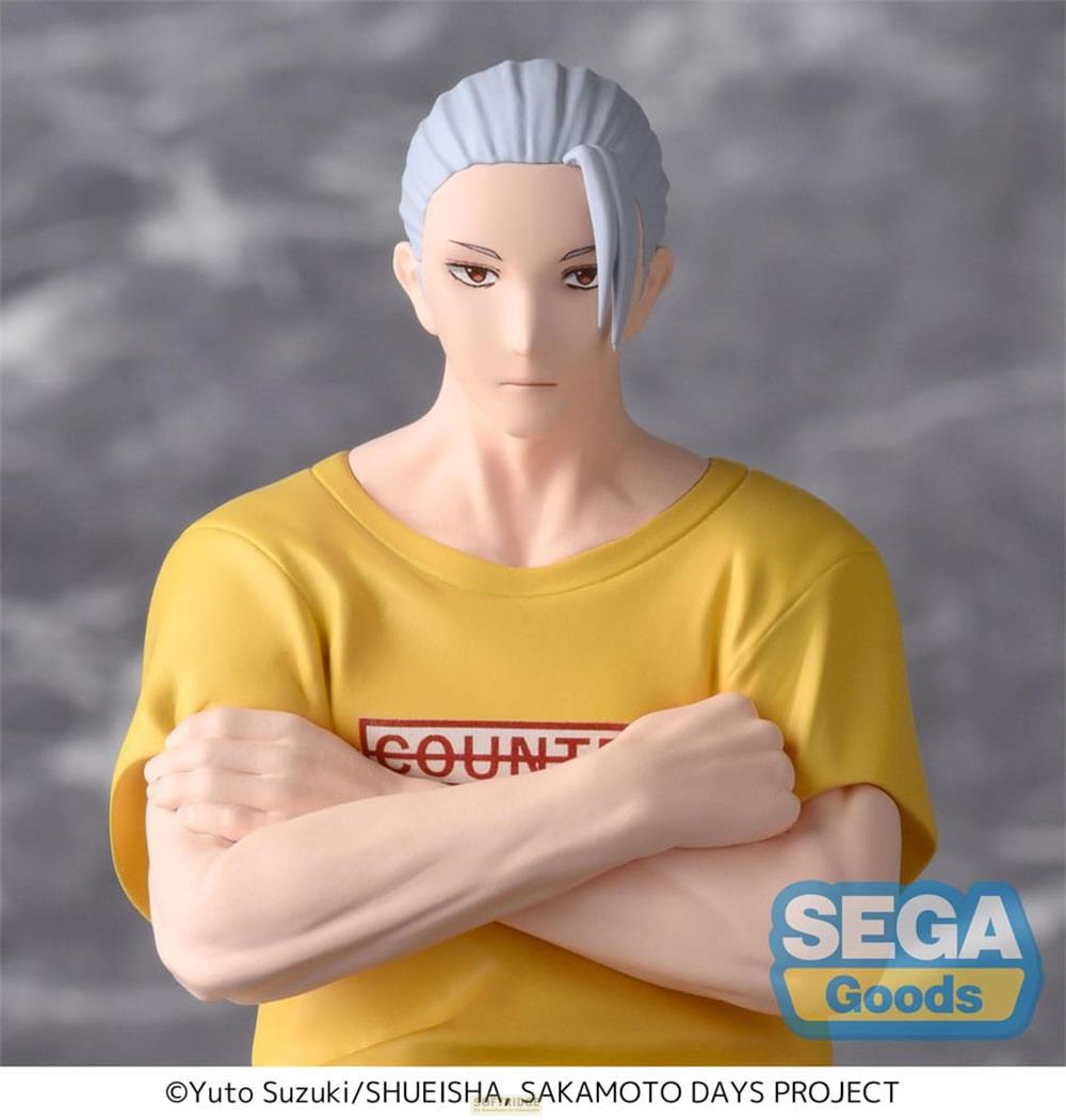 Sakamoto Days PM Perching PVC Statue Taro Sakamoto Serious Ver. 14 cm ...