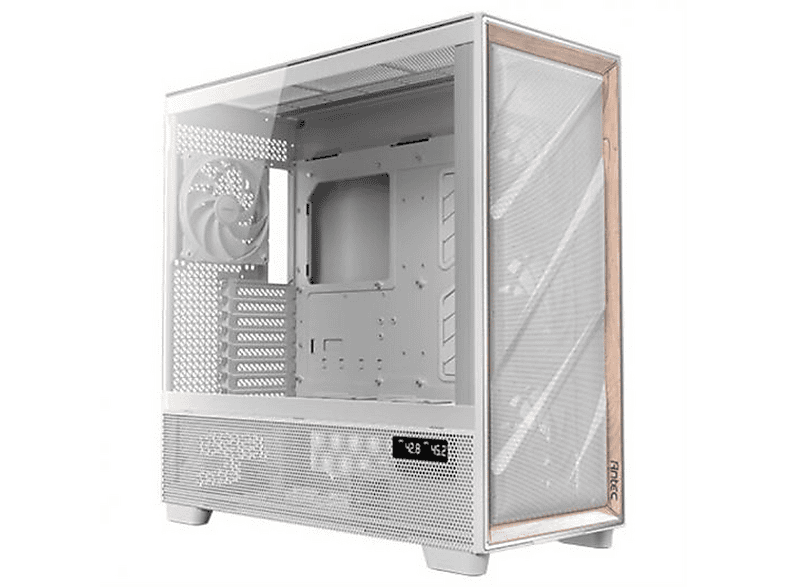 Chasis PC | FLUX PRO White EUV ANTEC, Blanco, Madera | MediaMarkt