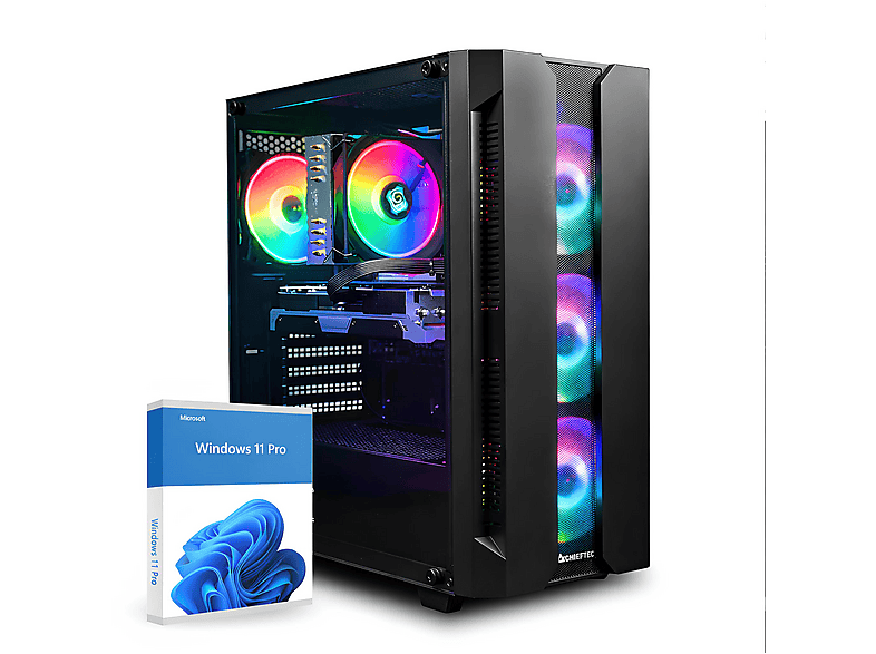 DCL24 Gamer PC Ryzen 7 5700X, RTX5050, Gaming PC mit AMD Ryzen™ 7, 16 ...