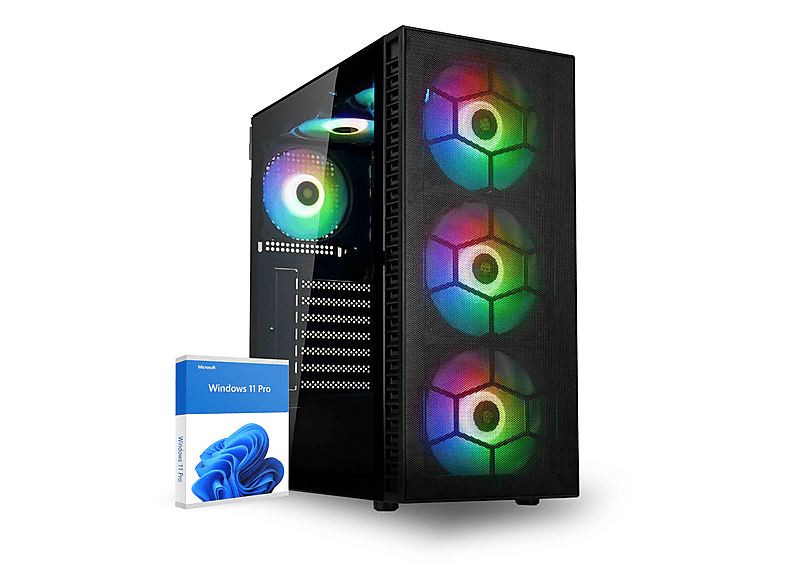 DCL24 Gamer PC Ryzen 7 5700X, RX9060XT 16GB, Gaming PC mit AMD Ryzen™ 7 ...