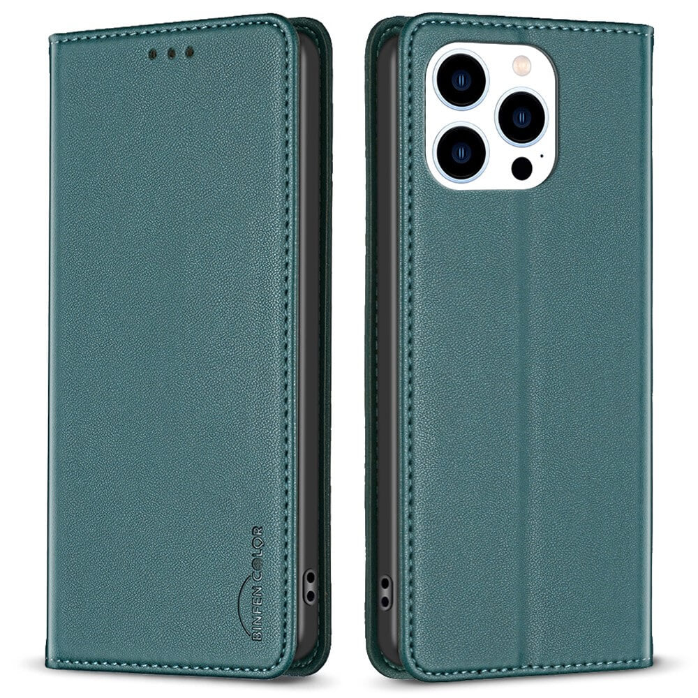 BINFEN COLOR Custodia flip, Copertina, Apple, iPhone 16 Pro Max, Verde ...