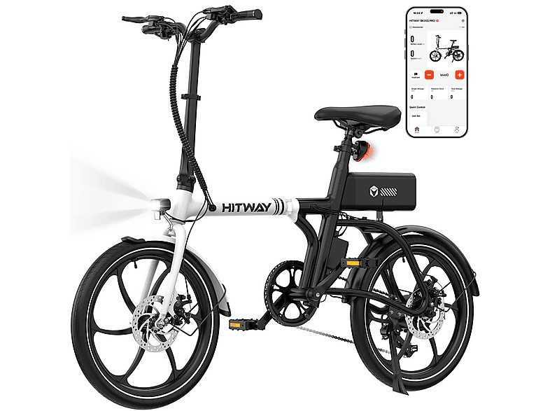 HITWAY BK35SP Opvouwbare elektrische fiets – Aluminium frame, anti-lek ...