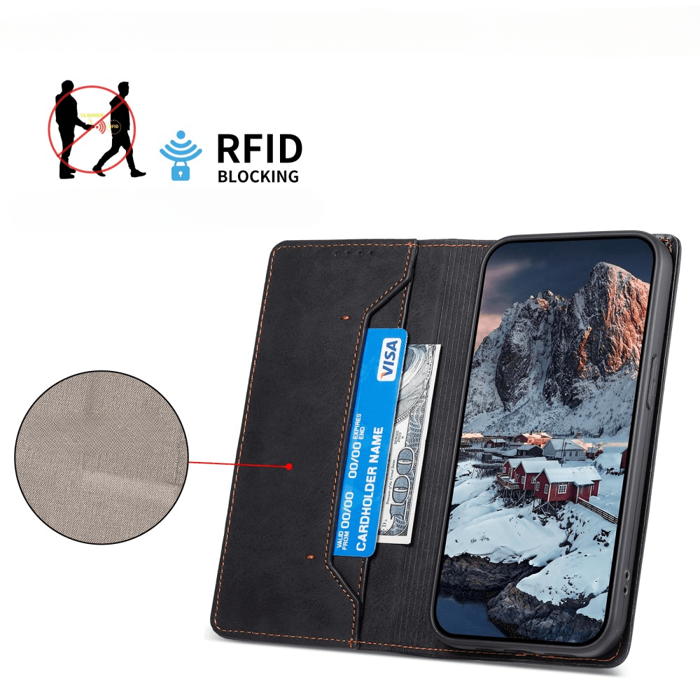 COVER-DISCOUNT Custodia flip con blocco RFID, Copertina, Samsung ...