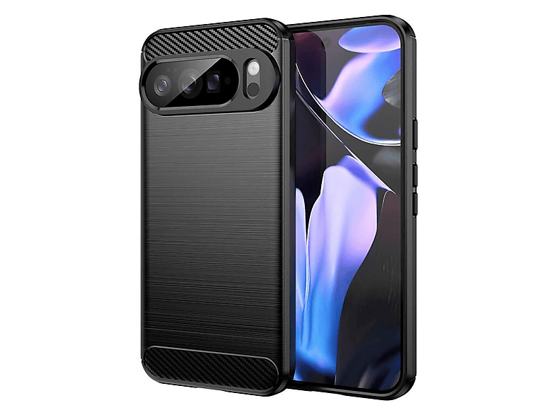 COVER-DISCOUNT Metall Carbon Look Hülle, Backcover, Google, Pixel 10 ...