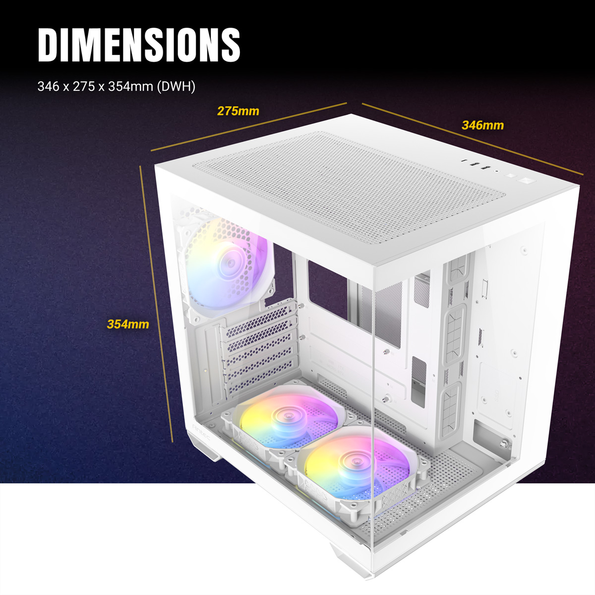 CASE PER PC ANTEC CX60M ARGB | Materiale in Mini-ITX/Micro-ATX ...