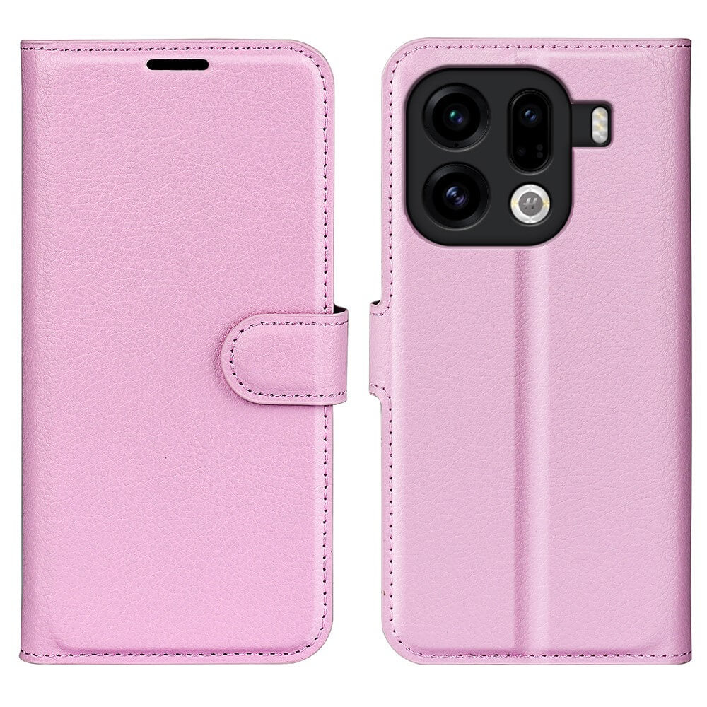 COVER-DISCOUNT Leder Etui Hülle, Bookcover, OPPO, Find X9 Pro, Rosa ...