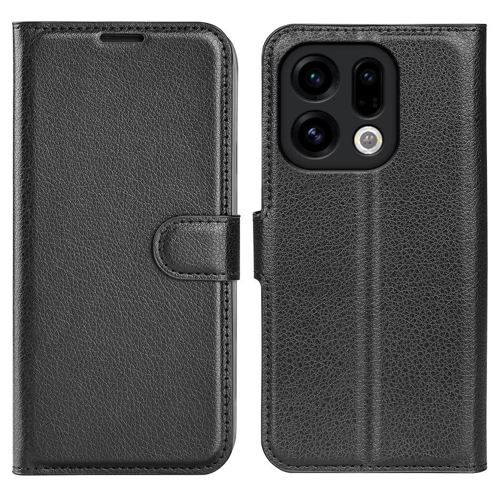COVER-DISCOUNT Leder Etui Hülle, Bookcover, OPPO, Find X9, Schwarz ...