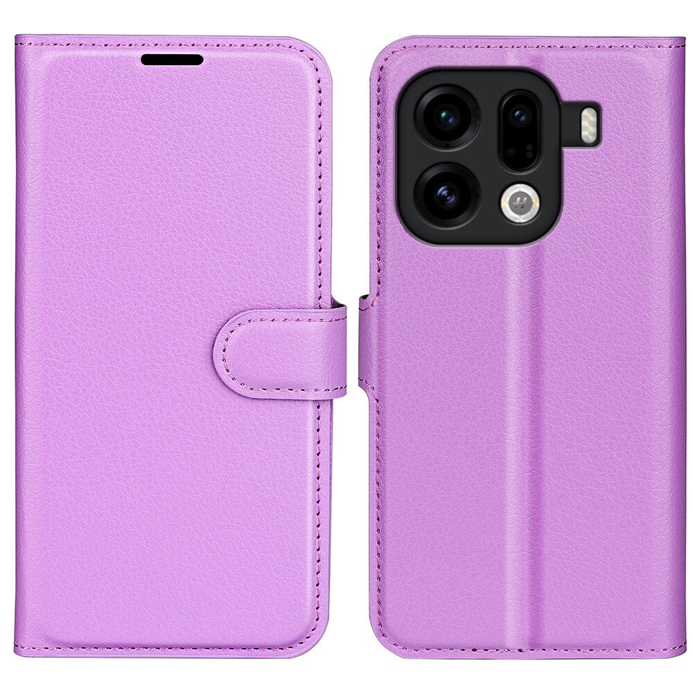 COVER-DISCOUNT Leder Etui Hülle, Bookcover, OPPO, Find X9 Pro, Violett ...