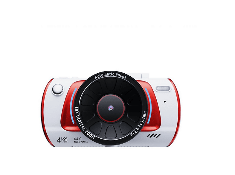 DECOME 4K 64MP WiFi 18x Zoom Digitalkamera, 7,62 cm Display | MediaMarkt