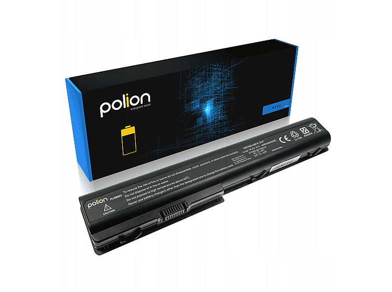 Bateria do laptopa POLION HP HSTNN-IB74 Pavilion DV7 DV7T DV8 DV8T HDX ...