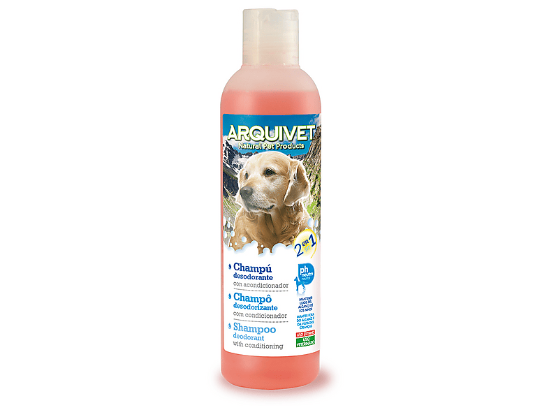 Champú para mascotas | ARQUIVET Champú Acondicionador 2 en 1, para ...