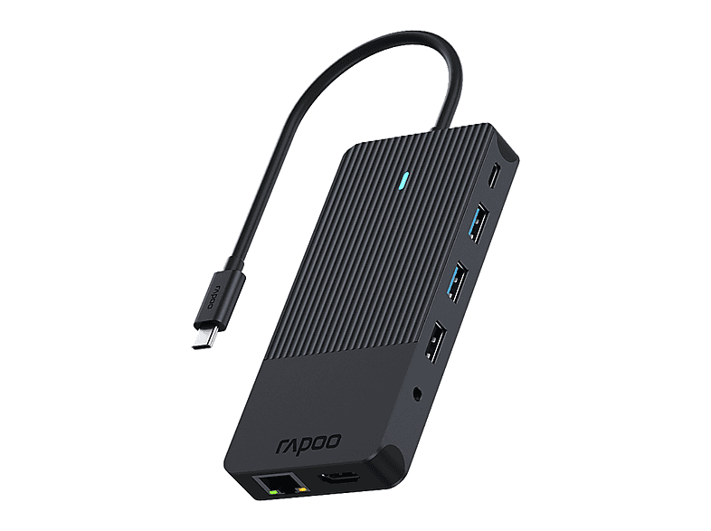 RAPOO UCM-2006, USB Hub, Grau | MediaMarkt