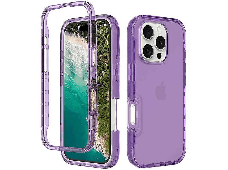 COVER-DISCOUNT Stossfeste Hybrid Cover, Bookcover, Apple, iPhone 16 Pro ...