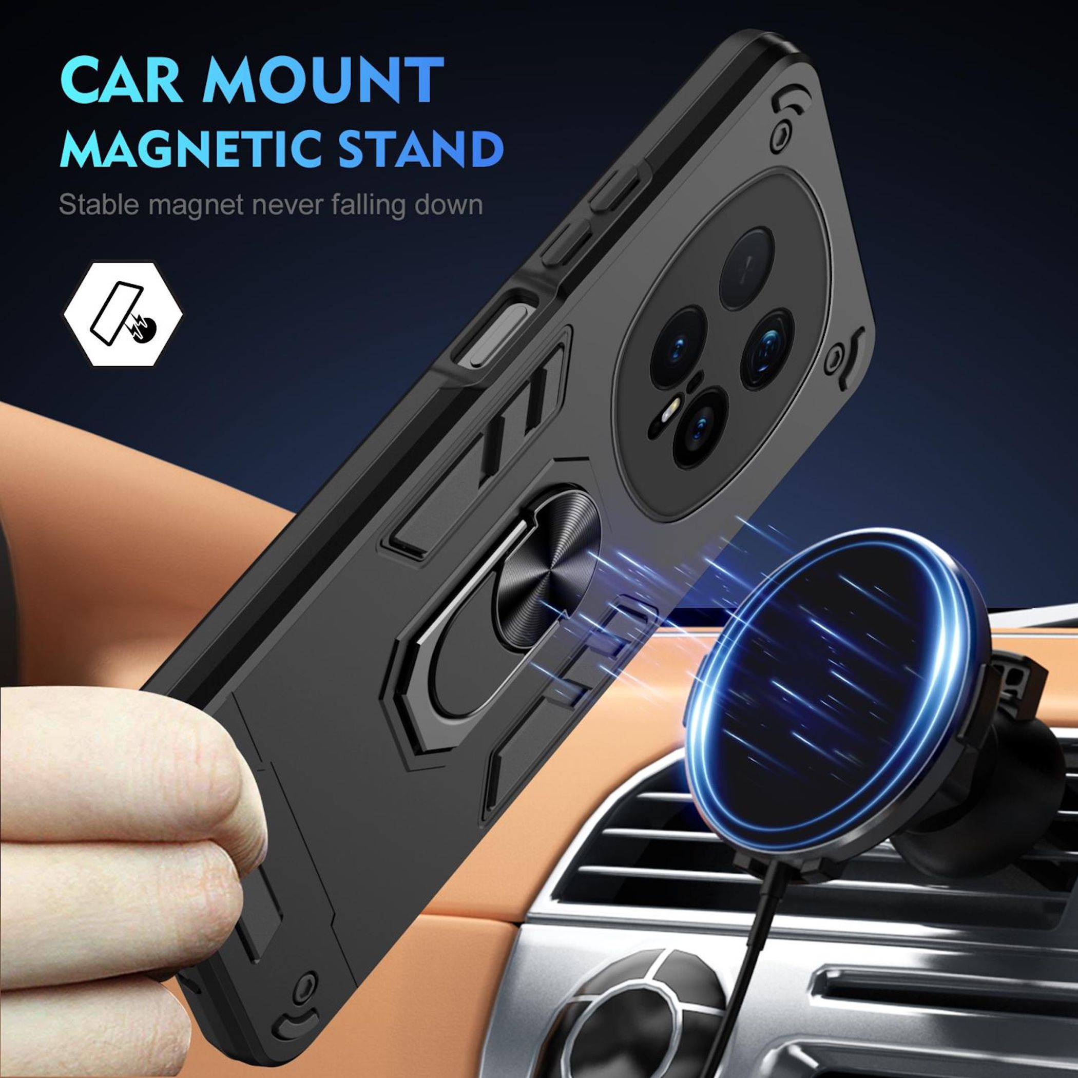 Funda para móvil | WIGENTO 70548, Compatible con Honor Magic 8 Pro ...