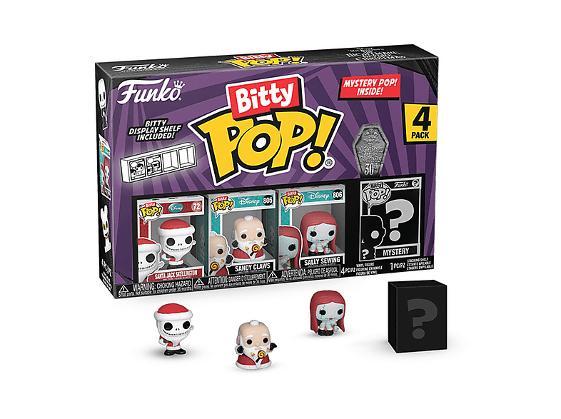 FUNKO TNBC Santa Jack Skellington Sandy Sally Bitty Pop! Sammelfigur ...