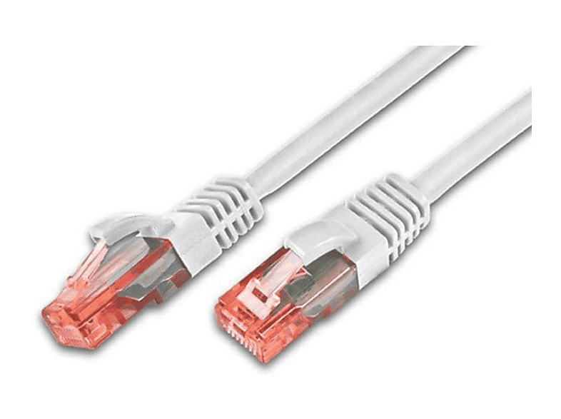 WIREWIN CABLEL LAN SLIM CAT6 UTP 25M WHITE, Netzwerkkabel, 25 Meter ...