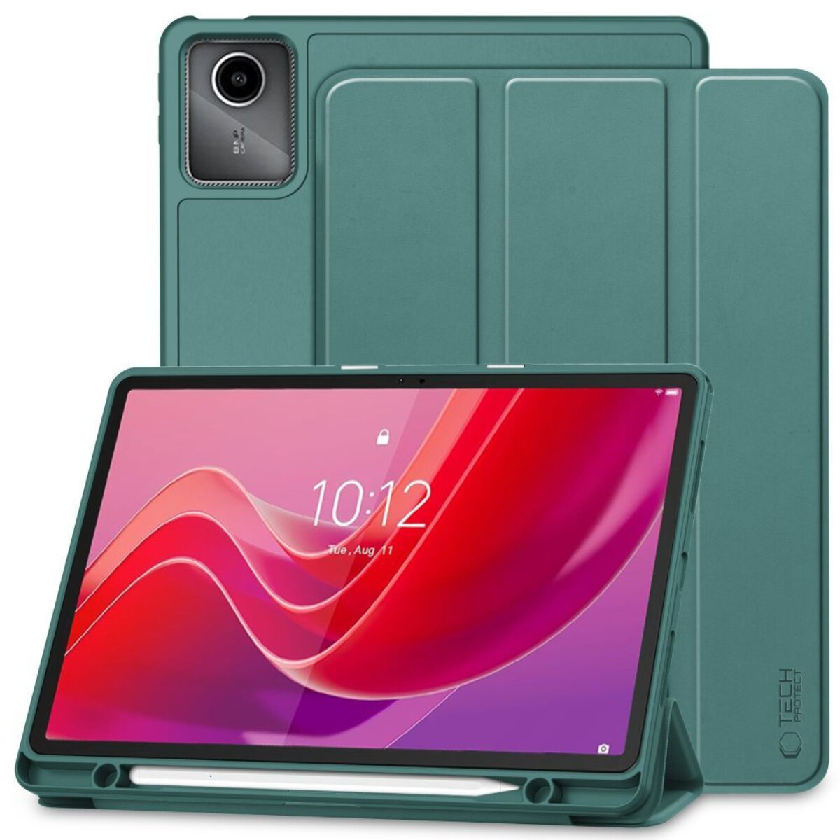 TECHPROTECT SC Pen Tablet Hülle Bookcover für Lenovo Silikon, Grün ...
