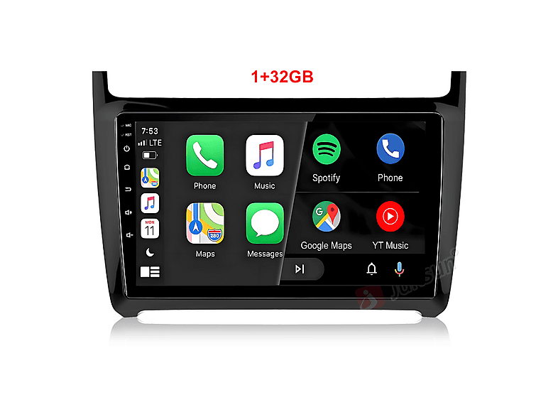 SMORGR VW Polo 6R 6C 9N 2008-2016 1+32GB CARPLAY Autoradio, FM ...