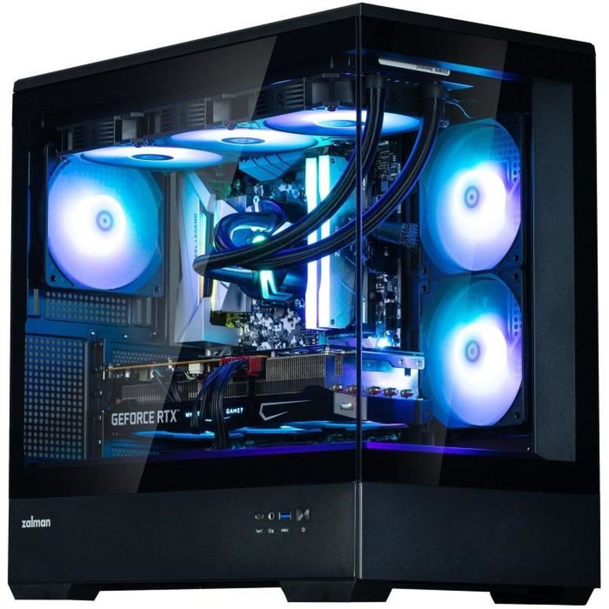 CASE PER PC ZALMAN P30 | Materiale in plastica, acciaio, vetro ...