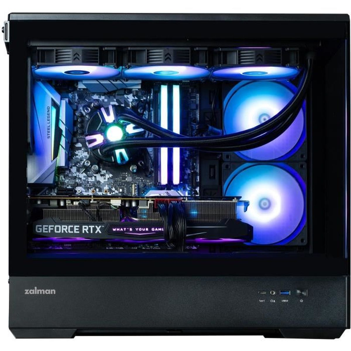 CASE PER PC ZALMAN P30 | Materiale in plastica, acciaio, vetro ...