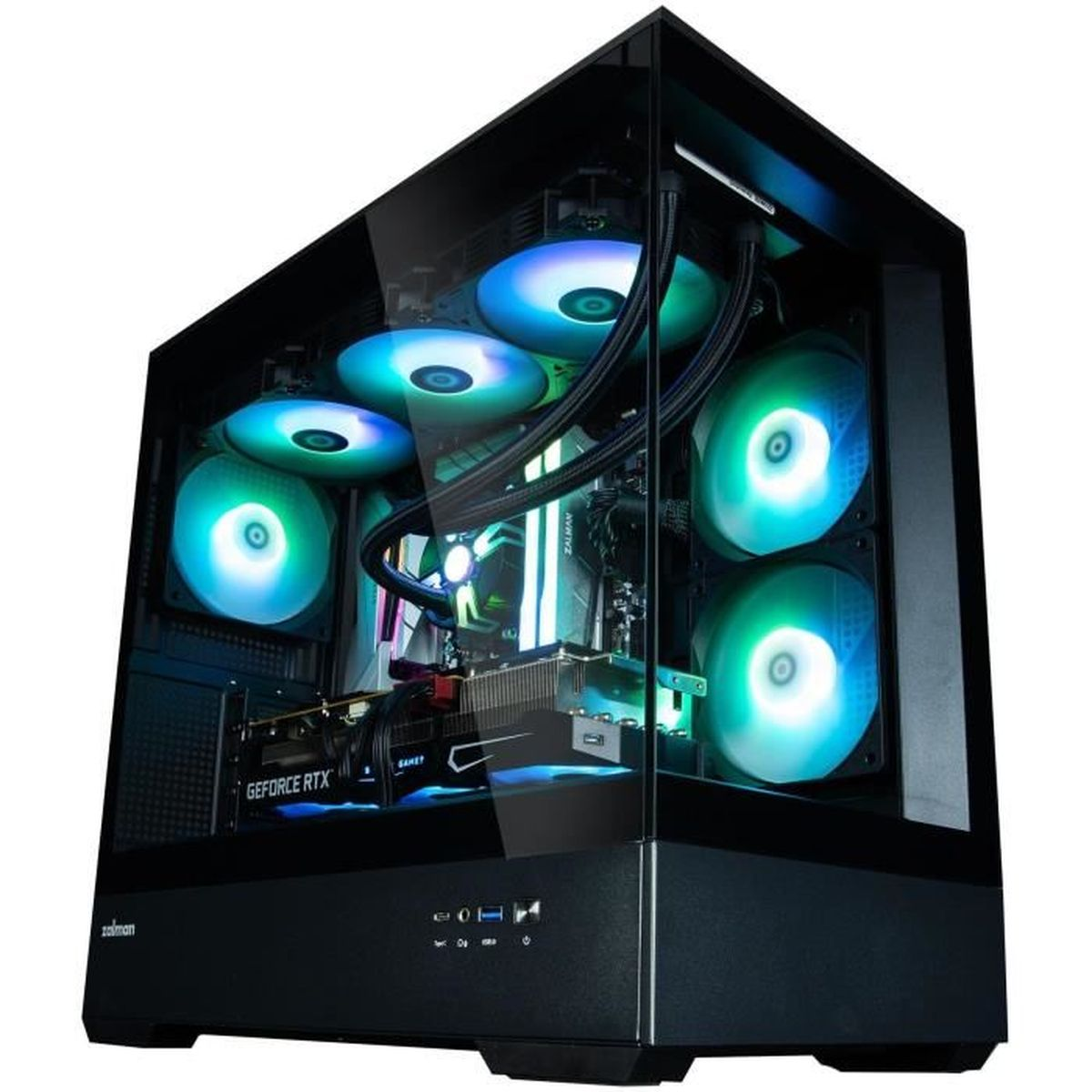 CASE PER PC ZALMAN P30 | Materiale in plastica, acciaio, vetro ...