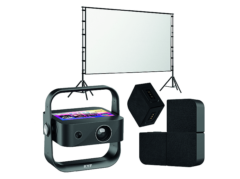 Proyector de vídeo | KYF Kit Cine : Videoproyector Tableta Táctil 7 ...