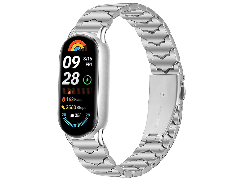 INF 397053, Ersatzarmband, Xiaomi, Band 8/9/10, Silber | MediaMarkt