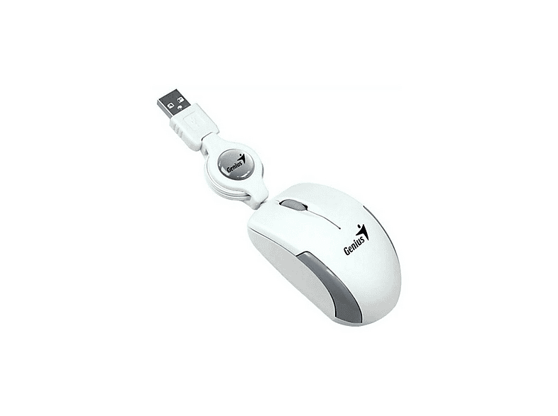 Ratón con cable | GENIUS Micro Traveler V2, USB Typ-A, 1000 ppp, Blanco ...